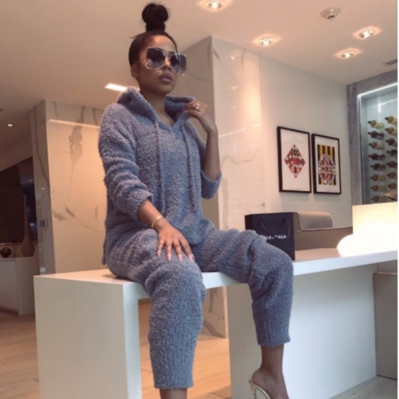 Sweaters | Cozy 2 Piece Teddy Set In Gray | Poshmark